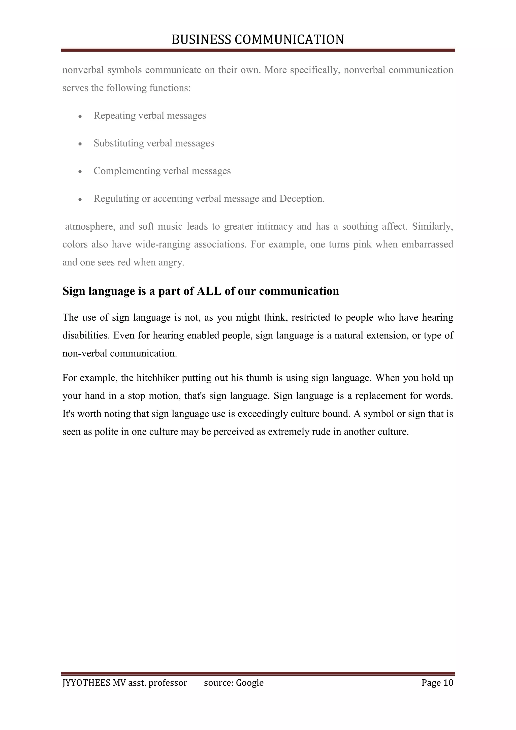 TYPES OF COMMUNICATION IN BUSINESS COMMUNICATION | PDF