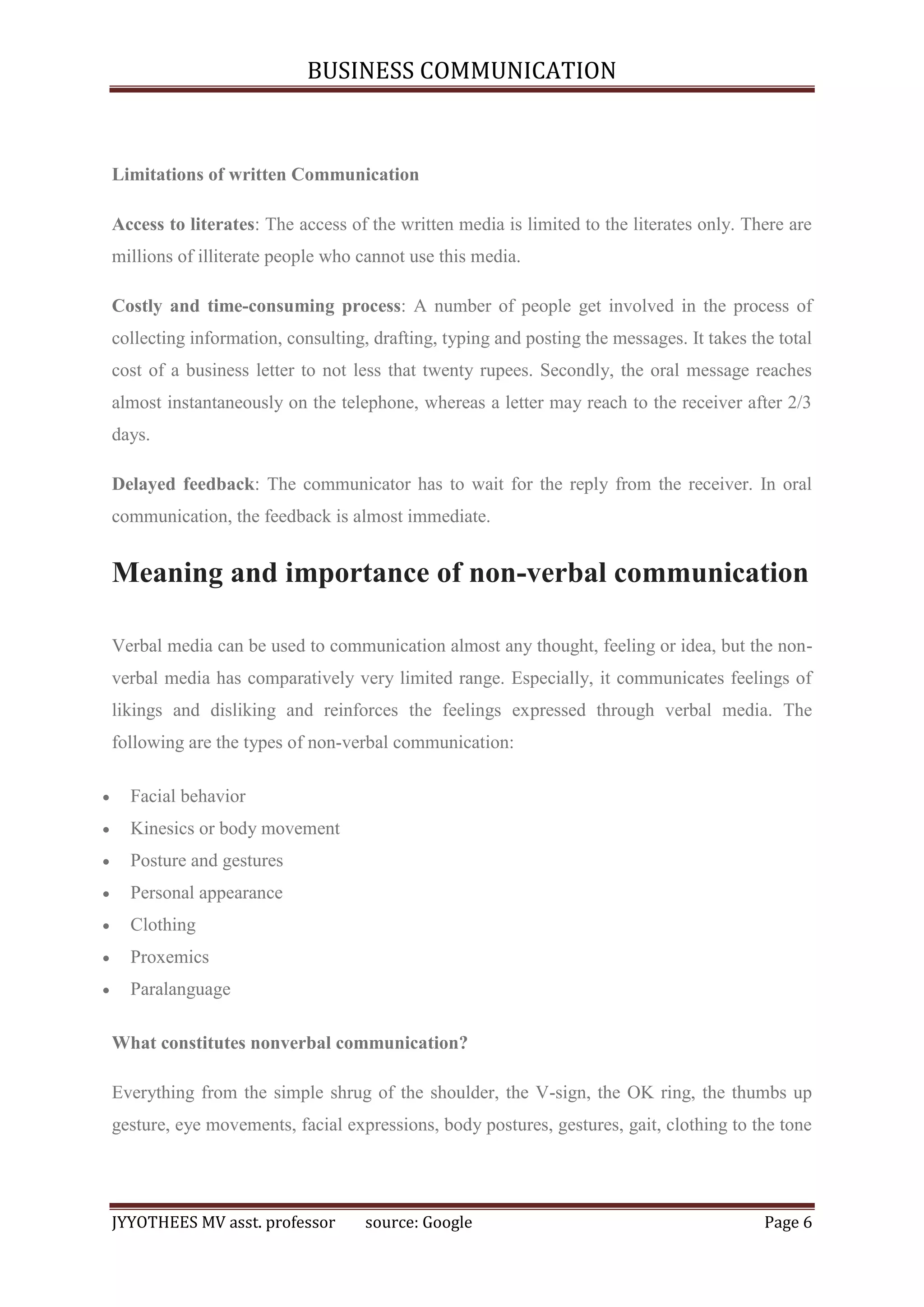 TYPES OF COMMUNICATION IN BUSINESS COMMUNICATION | PDF