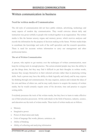 TYPES OF COMMUNICATION IN BUSINESS COMMUNICATION | PDF