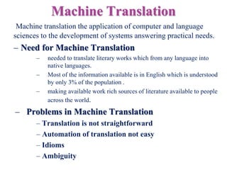 Translationusing moses1 | PPTX