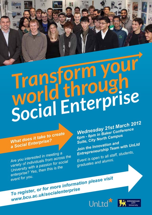 Bcu Social Enterprise Event Weds 21st March 2012 | PDF