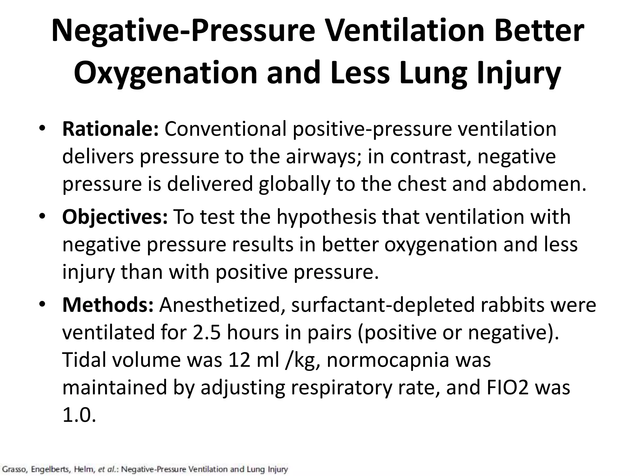 Biphasic Cuirass Ventilation for Respiratory Failure and ARDS | PPT ...