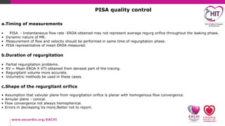 Basic concepts of valvular regurgitation-Echocardiography | PPTX