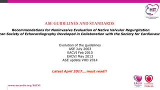 Basic concepts of valvular regurgitation-Echocardiography | PPTX