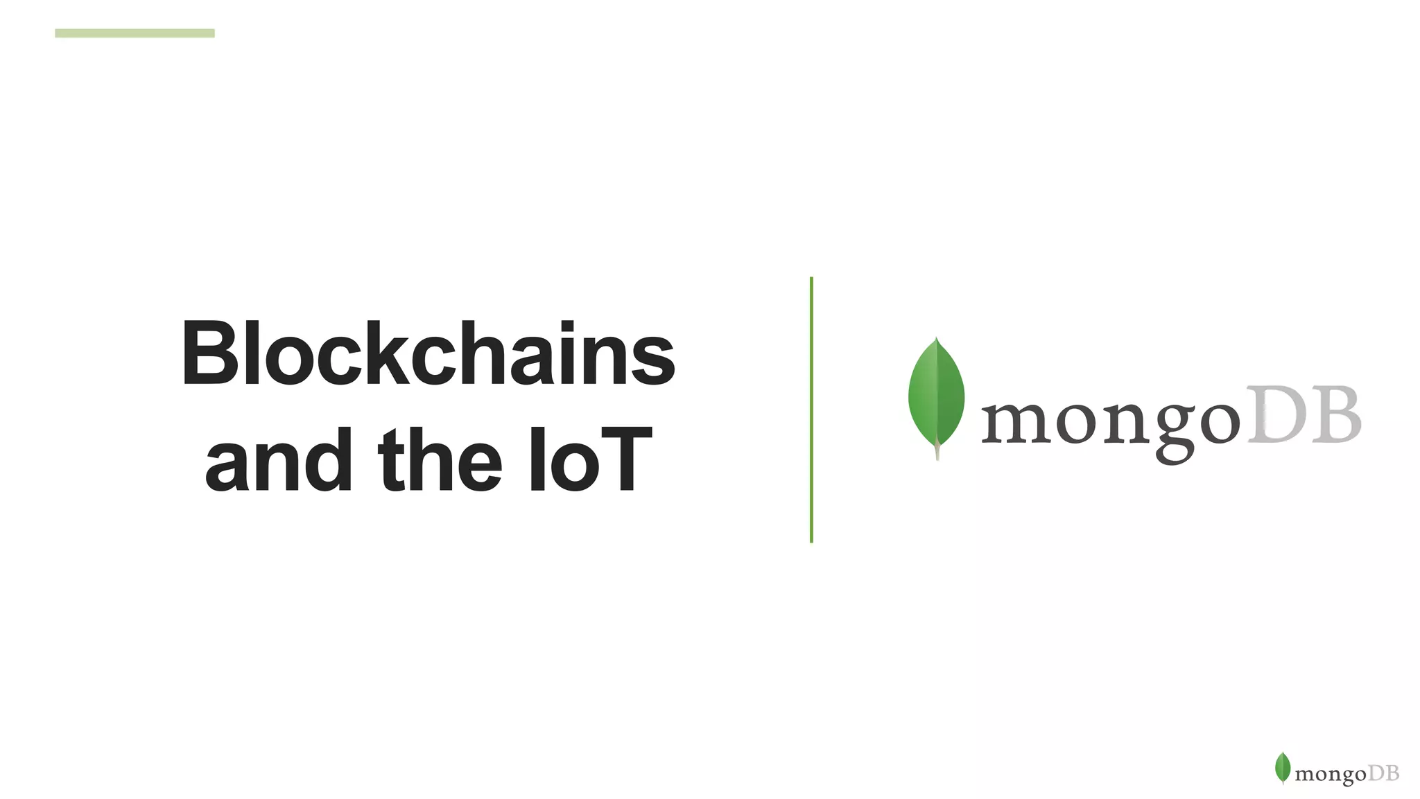 Blockchain & the IoT | PDF