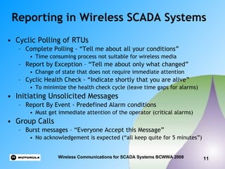 Wireless SCADA Data Communications | PPT