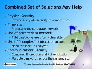 Wireless SCADA Data Communications | PPT