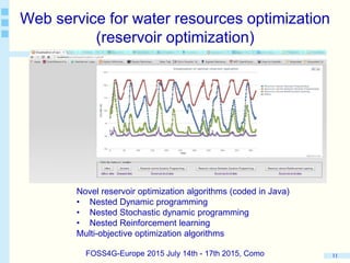 Cloud computing application for water resources based on open source software and open standards ...