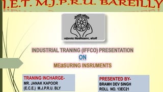 iffco electronics summer training presentation | PPT