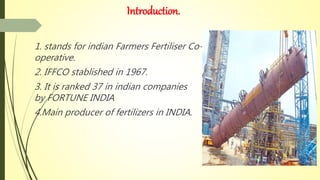 iffco electronics summer training presentation | PPTX