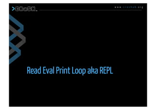 CRaSH the shell for the Java Virtual Machine | PDF