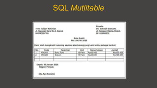 Basis Data SQL untuk mengakses multitable.pptx