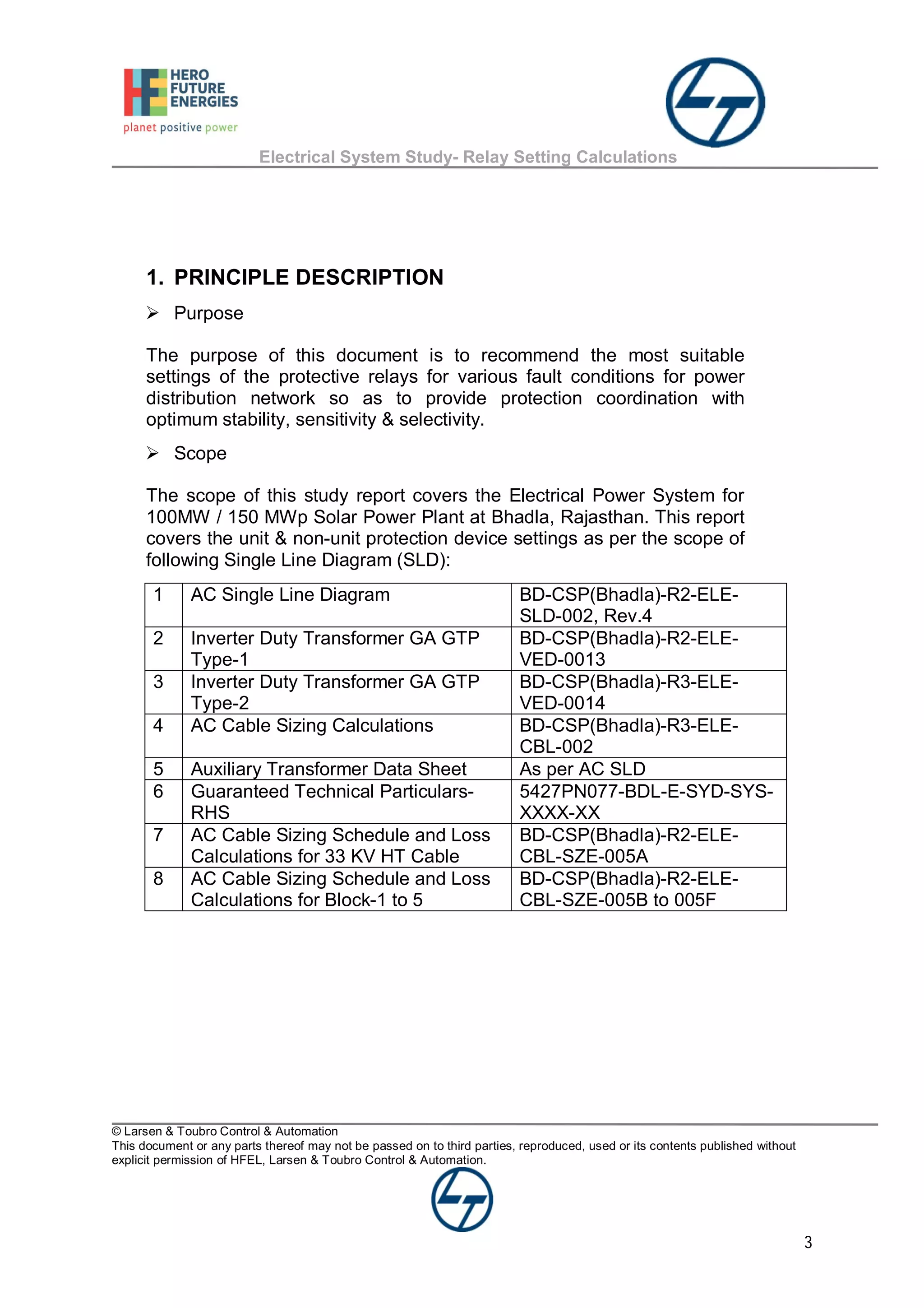 Relay Setting Calculation For REF615/ REJ601 | PDF