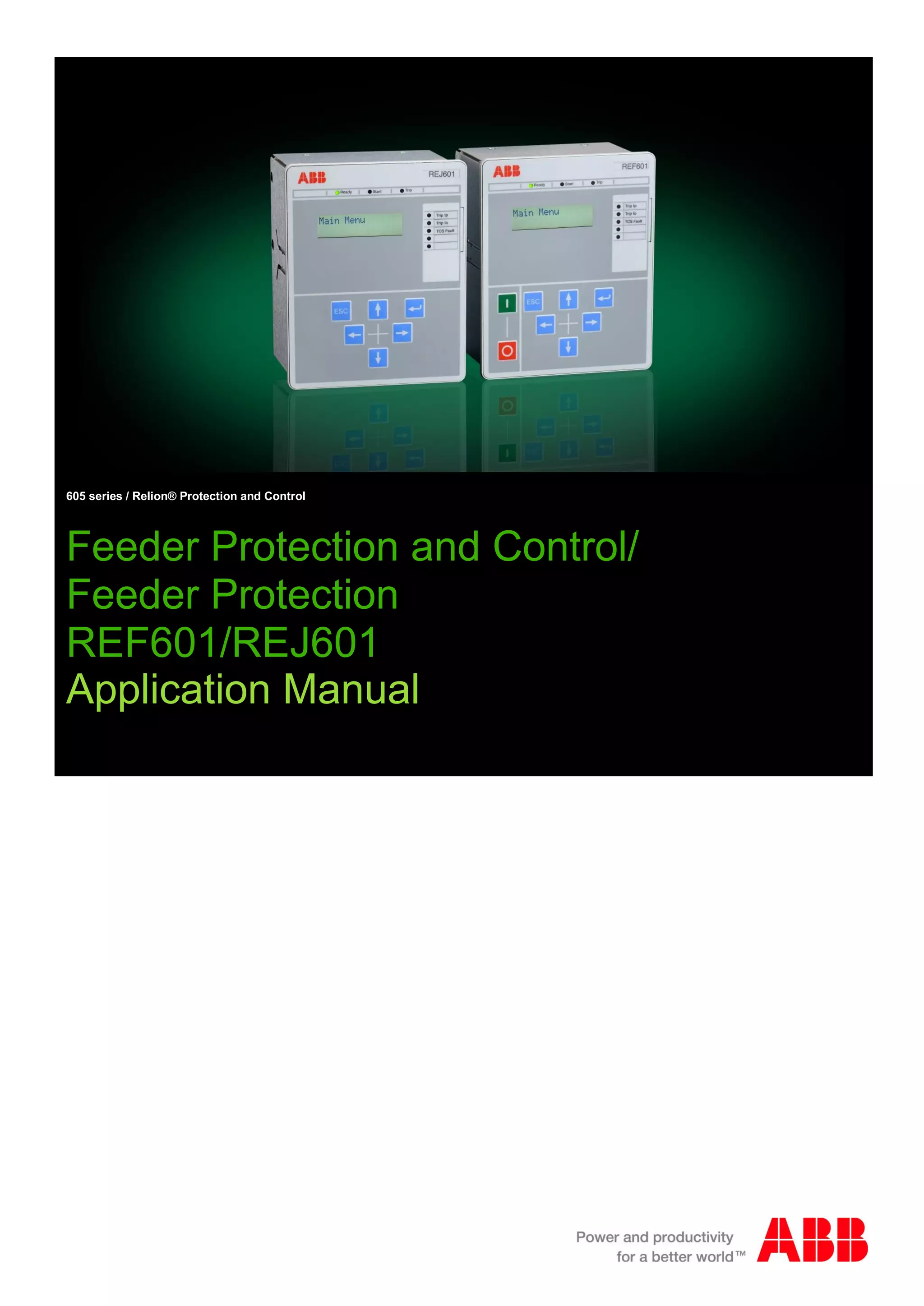 Relay Setting Calculation For REF615/ REJ601 | PDF