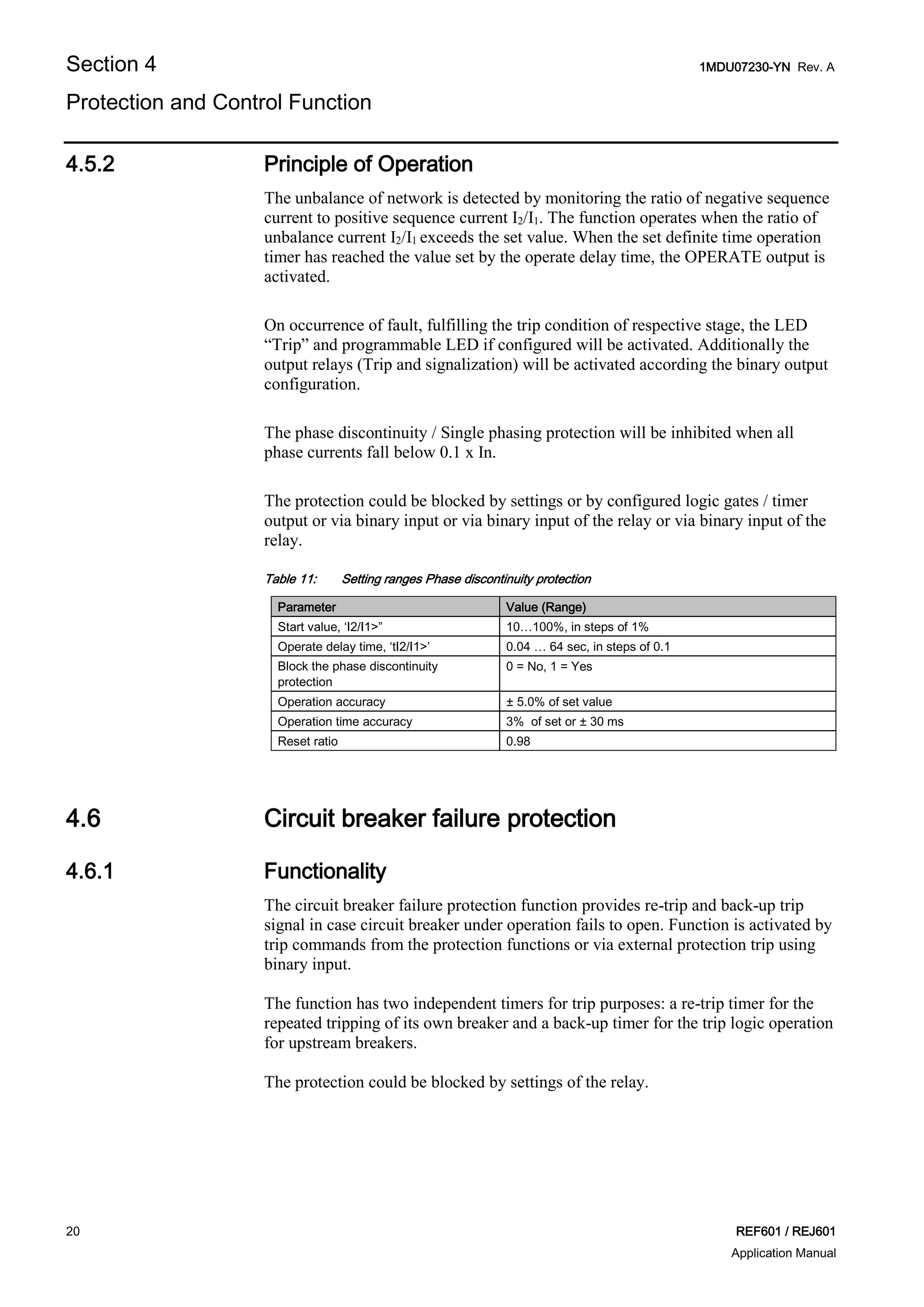 Relay Setting Calculation For REF615/ REJ601 | PDF