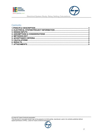 Relay Setting Calculation For REF615/ REJ601 | PDF