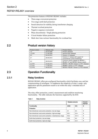 Relay Setting Calculation For REF615/ REJ601 | PDF