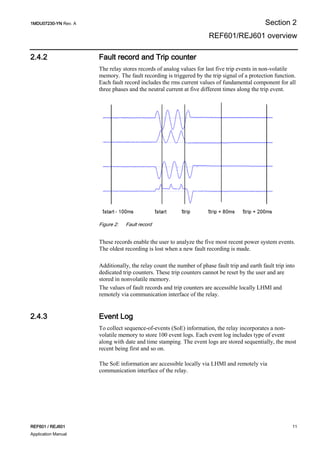 Relay Setting Calculation For REF615/ REJ601 | PDF