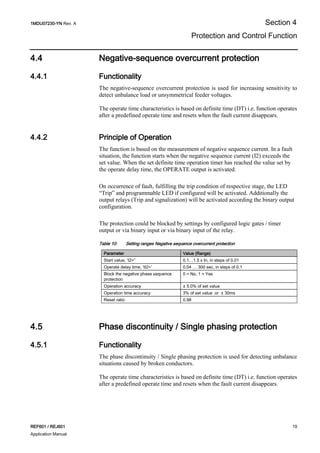 Relay Setting Calculation For REF615/ REJ601 | PDF