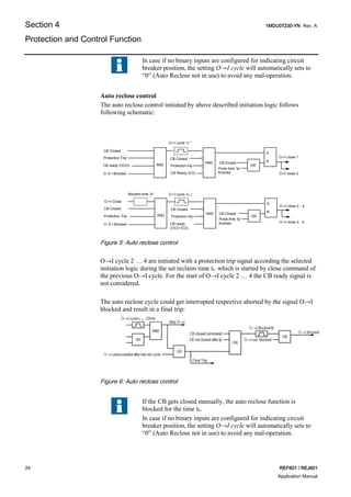 Relay Setting Calculation For REF615/ REJ601 | PDF