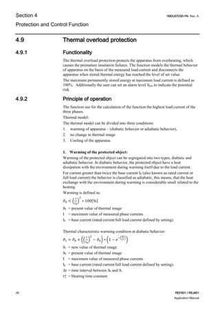 Relay Setting Calculation For REF615/ REJ601 | PDF