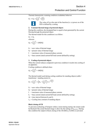 Relay Setting Calculation For REF615/ REJ601 | PDF