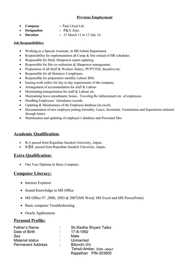 Naveen Kumar_Tailor | PDF