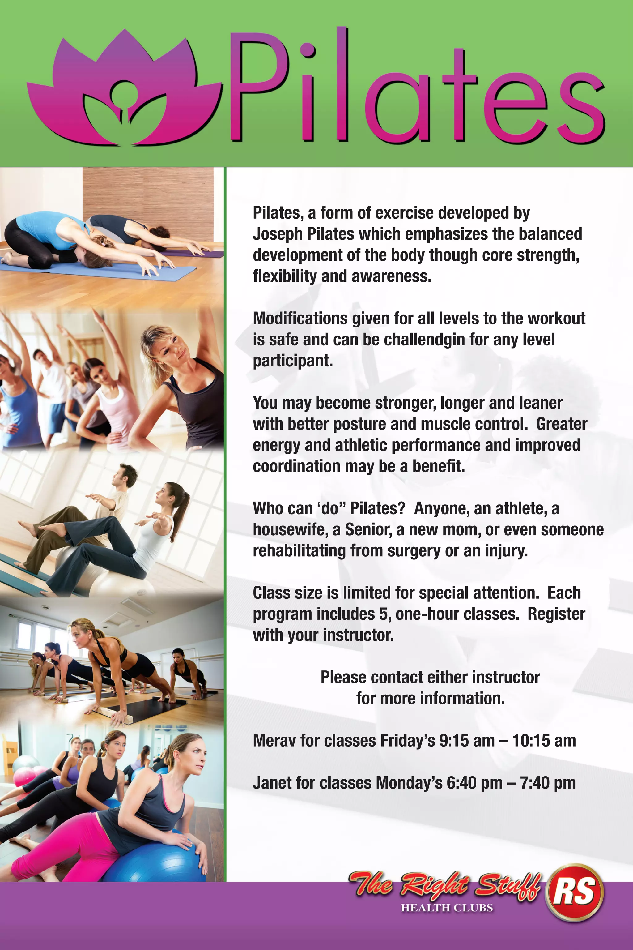135262 Pilates Poster | PDF
