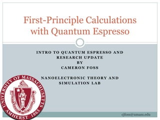 Quantum-Espresso_10_8_14 | PDF