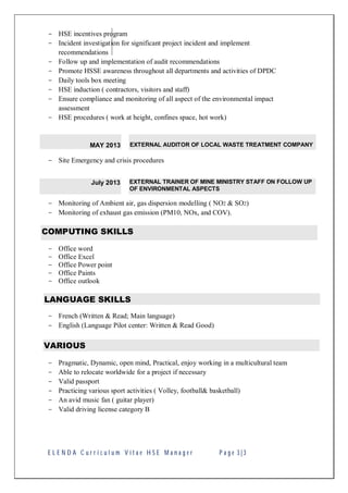 CV ELENDA | PDF
