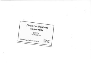 CCNA Certificate card | PPT