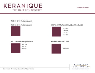 Keranique_Branding_Guideline_StyleGuide copy | PDF