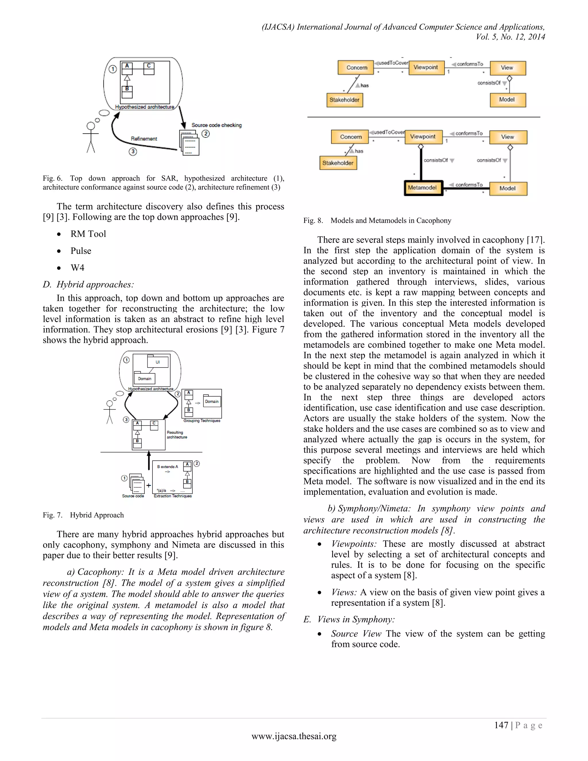 Paper 19 Software Architecture Reconstruction Method A Survey Pdf Graphics Software