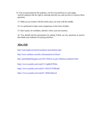 how to present | PDF | Educational Assessment | Education