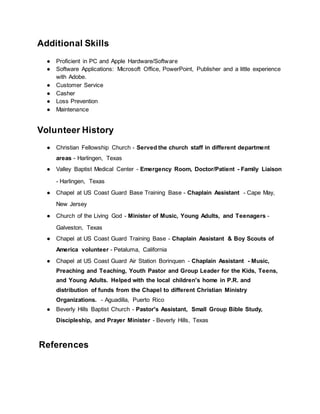 resume for Jason Diehl 5-19 (1) (1) | DOCX | Christianity | Religion ...