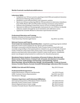 Martha Franiczek | PDF