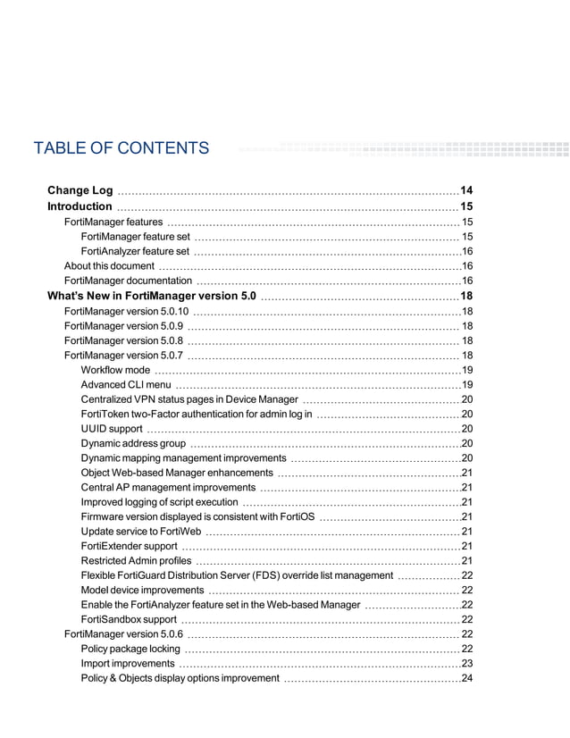 fortimanager-v5.0.10-administration-guide | PDF
