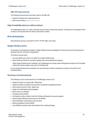 fortimanager-v5.0.10-administration-guide | PDF