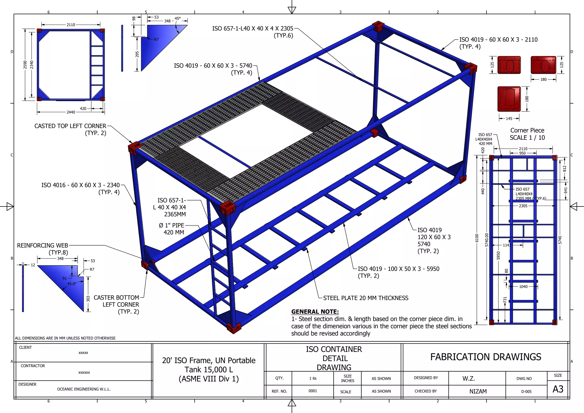 D-005 Iso Container Frame | PDF