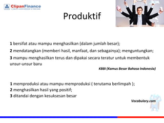 Sikap Kerja Produktif | PPT