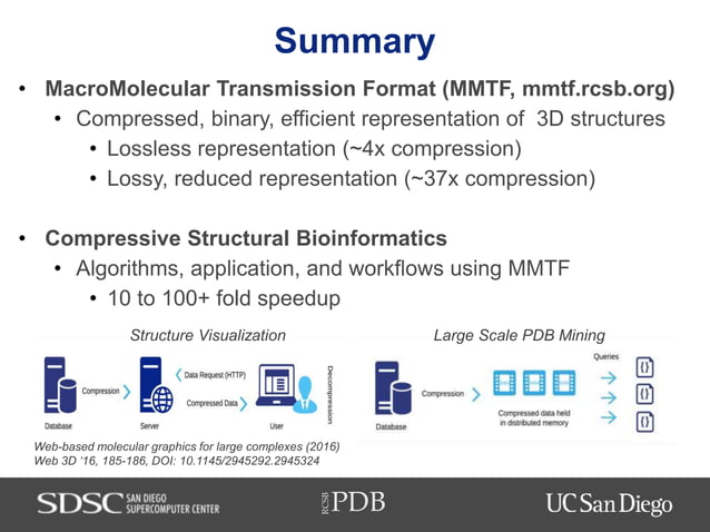 Compressive Structural Bioinformatics Large Scale Analysis And