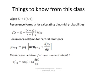 Binomial Distribution Part 3 | PPTX