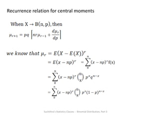 Binomial Distribution Part 3 | PPTX