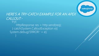 Introduction to exception handling in apex | PPT