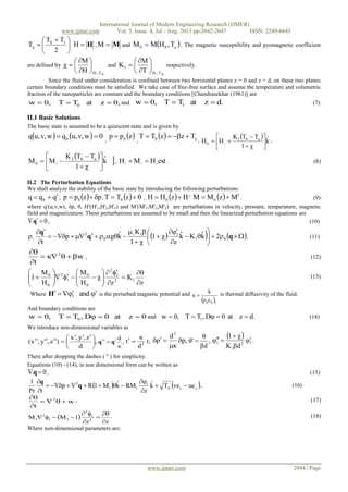 Effect of rotation on the onset of Rayleigh-Bénard convection in a layer of Ferrofluid | PDF