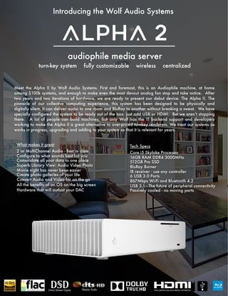 Wolf Audio Systems - Alpha 2 - digital copy | PDF
