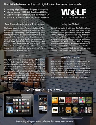 Wolf Audio Systems - Alpha 2 - digital copy | PDF