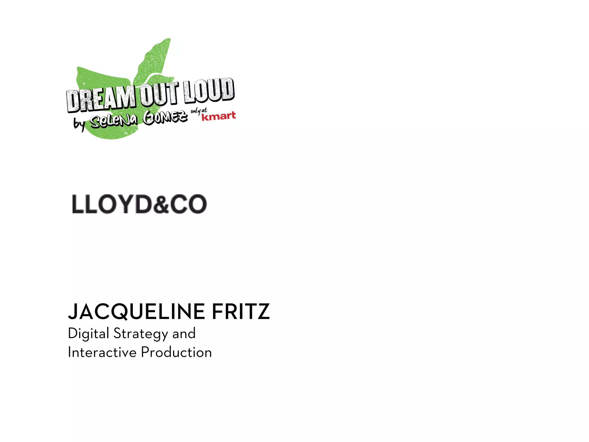 Selena Gomez Kmart Digital Campaign | PDF