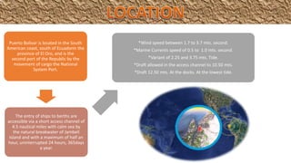 BOLIVIA PORT- LOGISTICS TUTORIAL WORK | PPT