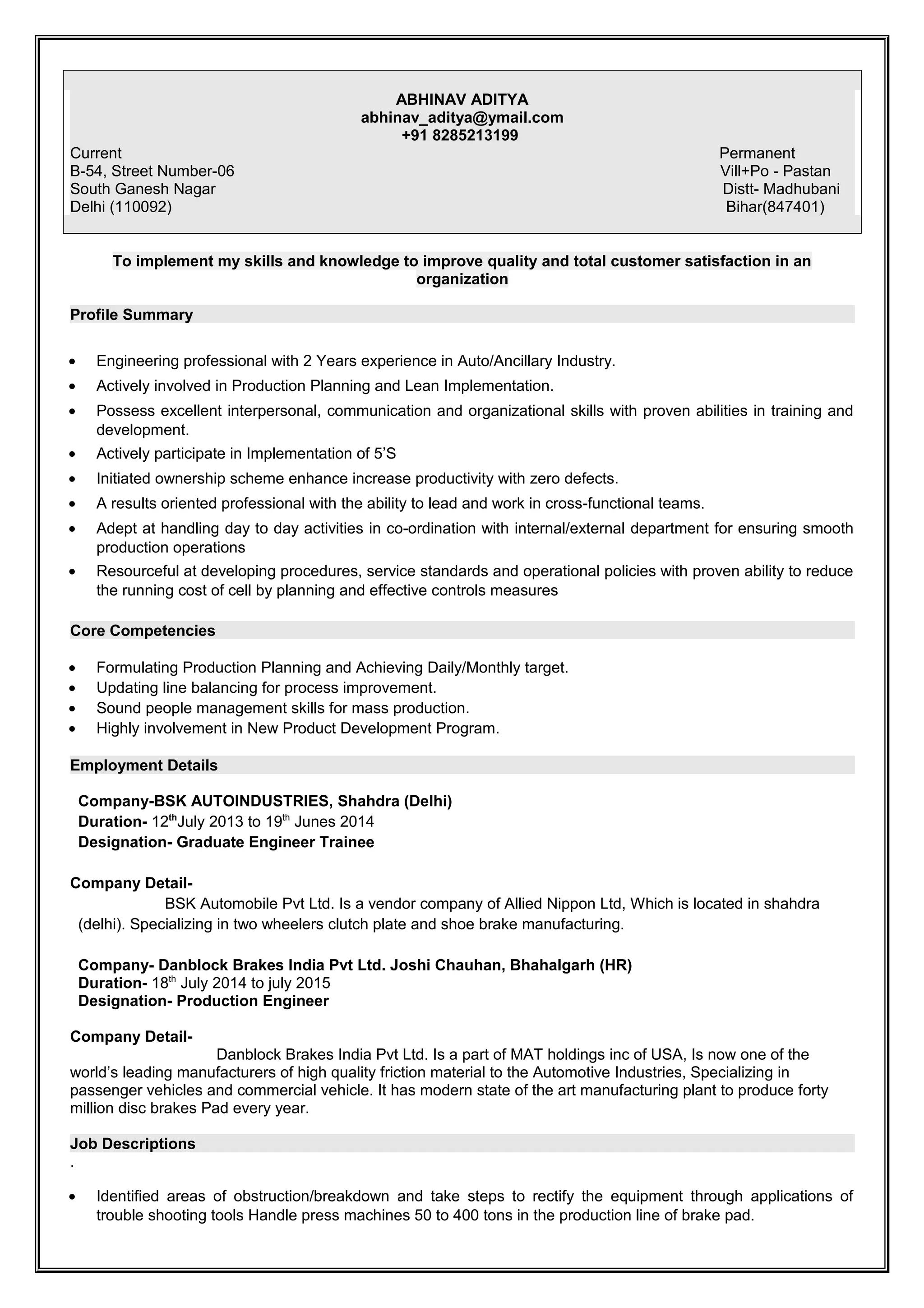 Abhinav Aditya | DOC